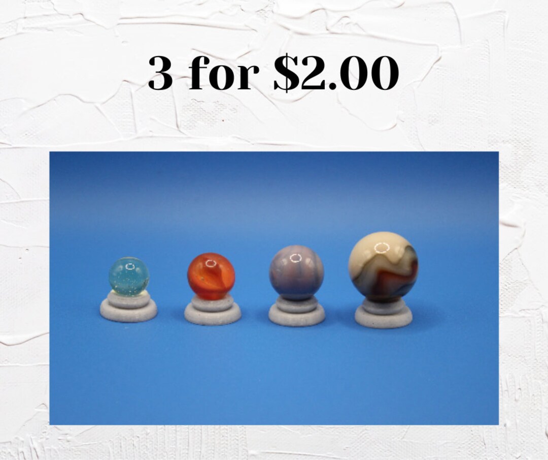 UFO STAND That Holds Marbles and Spheres With Sizes 7/8, 3/4, 5/8, and ...