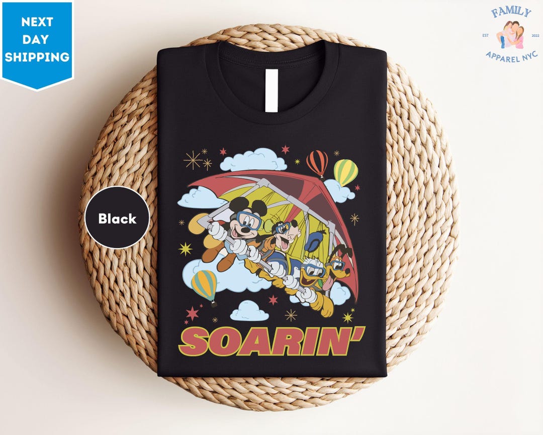 Vintage Soarin' Around the World Mickey and Friends T-shirt, Disney ...