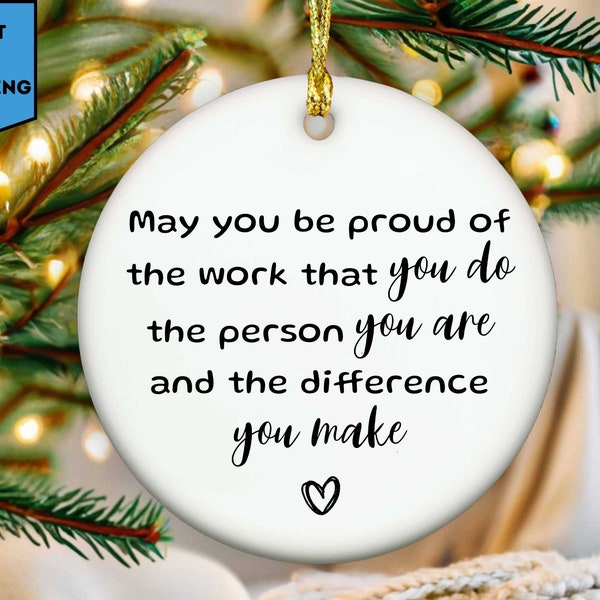 May You Be Proud of the Work You Do the Person You Are and the ...