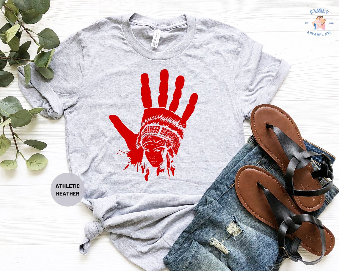 Indigenous Red Hand Shirt MMIW Missing and Murdered - Etsy