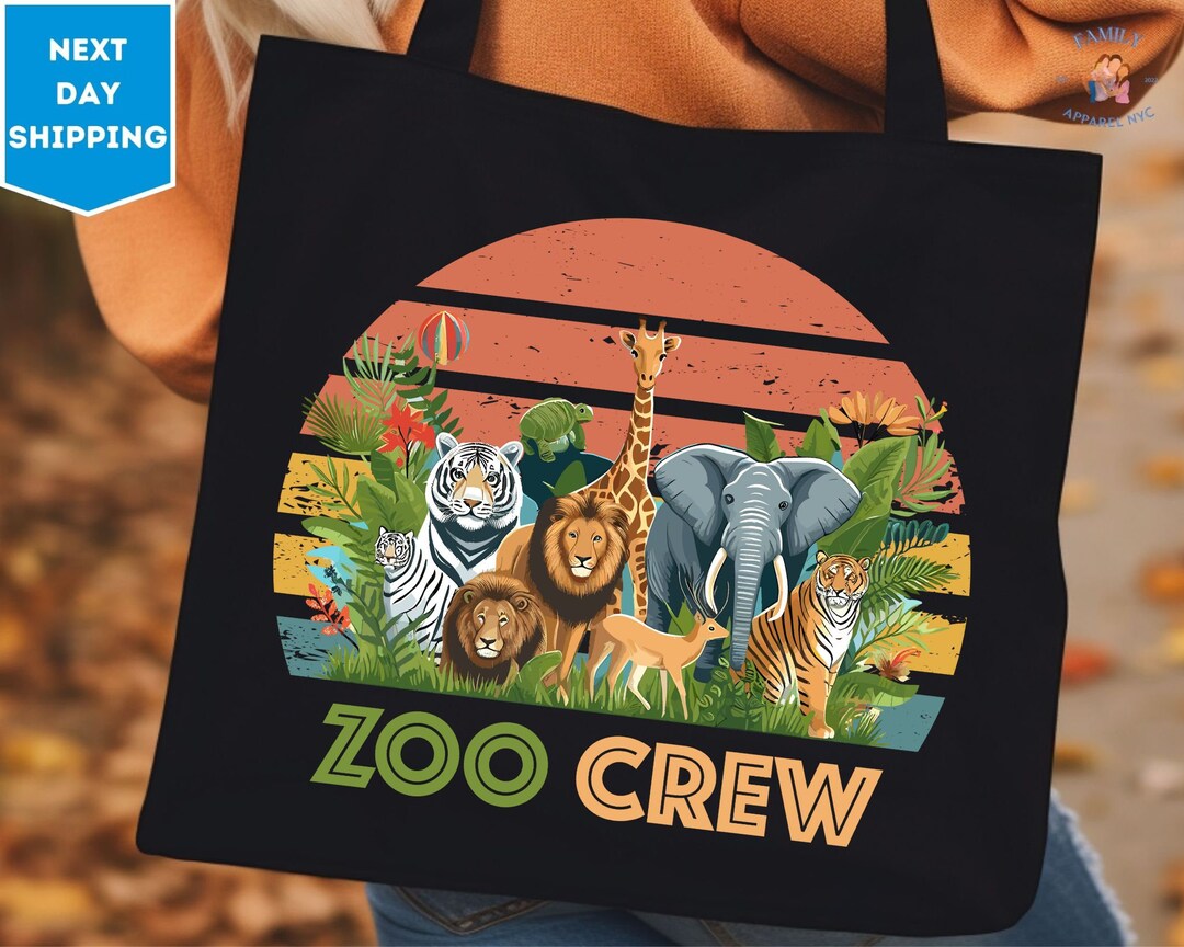 Zoo Crew Treat Bags, Zoo Treat Bags, Zoo Crew Bags, Family Matching Zoo ...