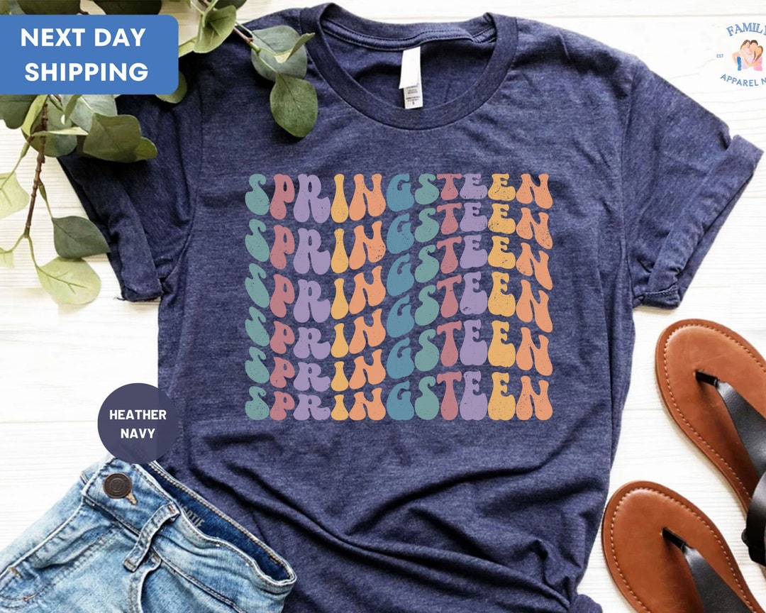 Springsteen Vintage Retro Shirt, Springsteen 80s Vintage Retro Spring ...