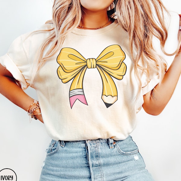 Teacher Coquette Bow Shirt Etsy