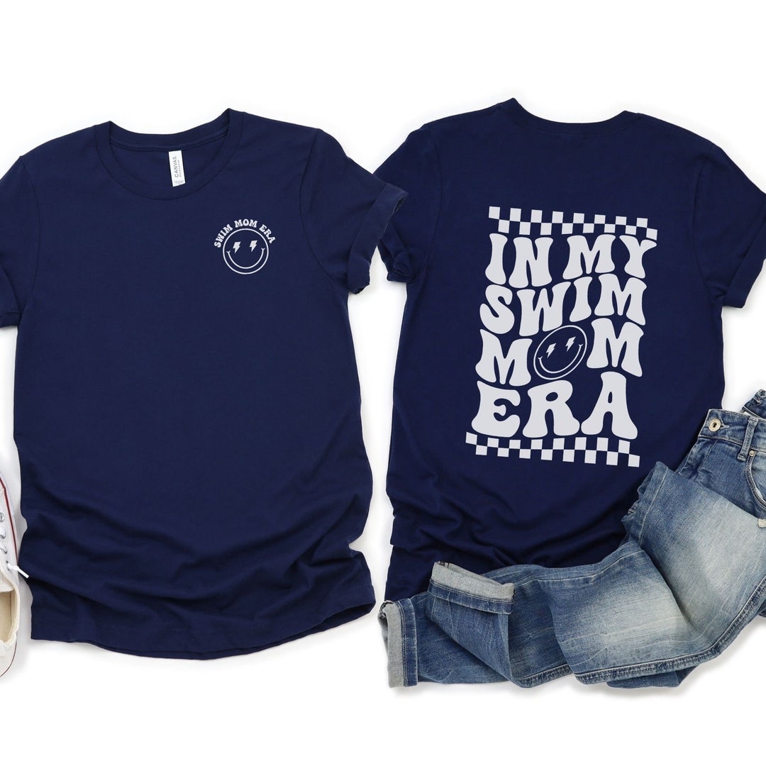 In My Swim Mom Era Shirt, Swim Mama T-shirt, Swim Team Mom Tee, Swimmer ...