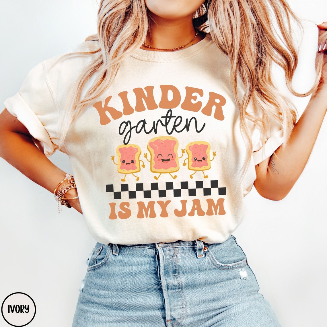 Kindergarten is My Jam Comfort Colors® Shirt, Funny Kinder Teacher T ...