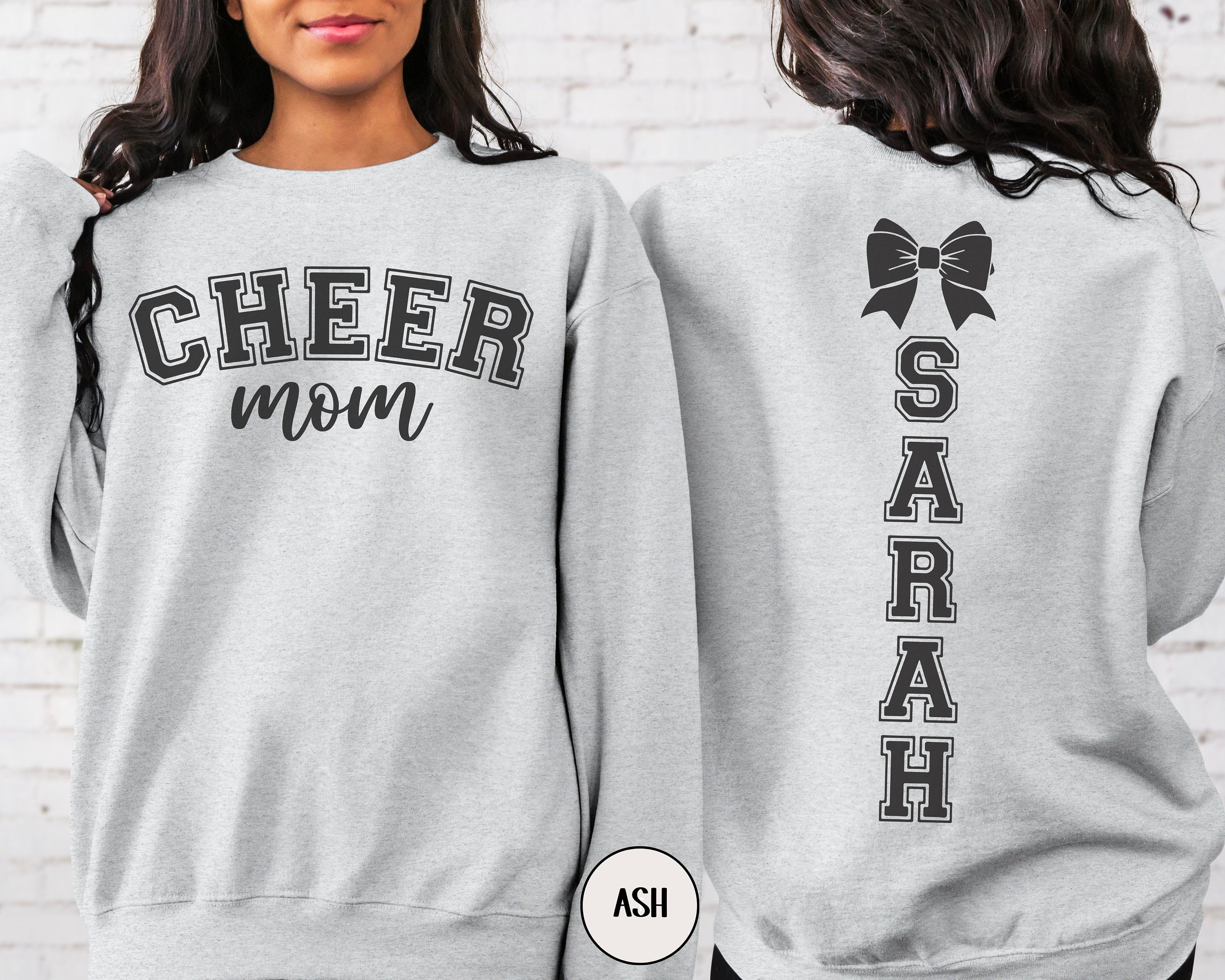 CUSTOM Cheer Mom Sweatshirt, Cheer Mama Sweater, Personalized Name on ...
