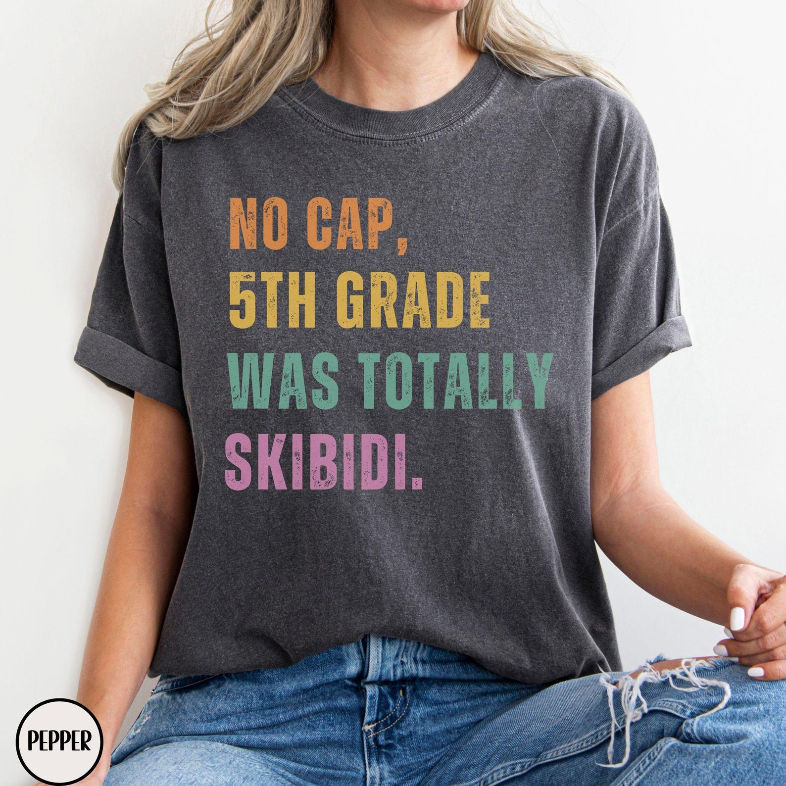 Last Day of 5th Grade Comfort Colors® Shirt, End of Year Fifth Grade ...