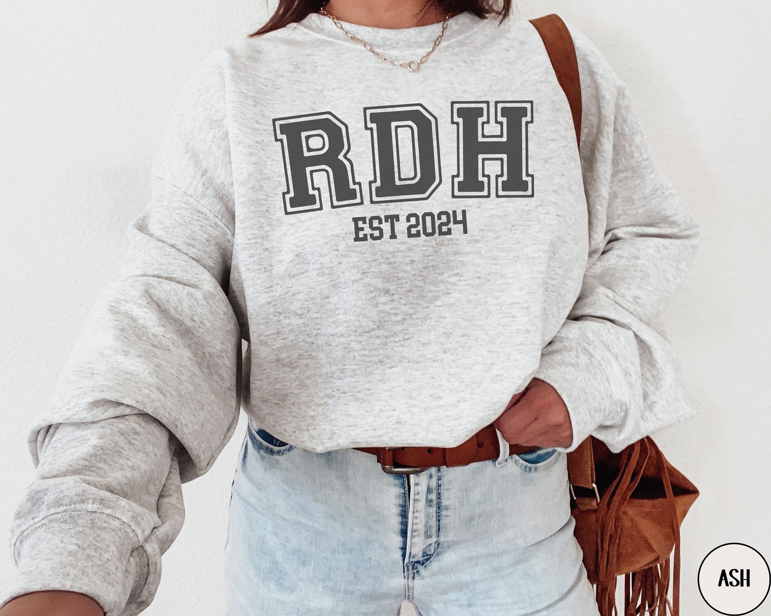 Custom RDH Sweatshirt, RDH Gift, Dental Hygiene Gift, Dental Student ...