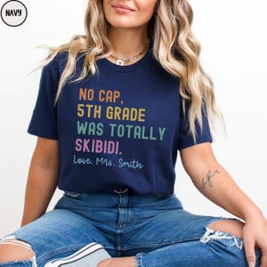CUSTOM Last Day of 5th Grade Shirt, End of Year Fifth Grade Teacher T ...