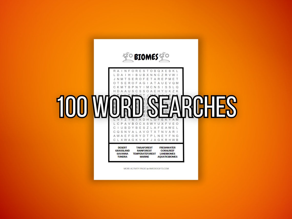 Word Search Printable Word Search for Kids Word Search Puzzle Printable ...