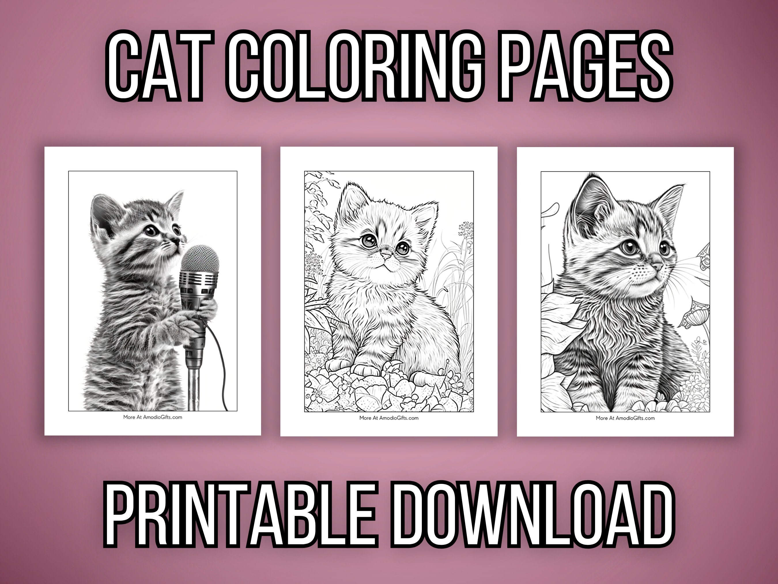 Coloring Pages Cat Coloring Pages for Adult Coloring Sheets Printable ...