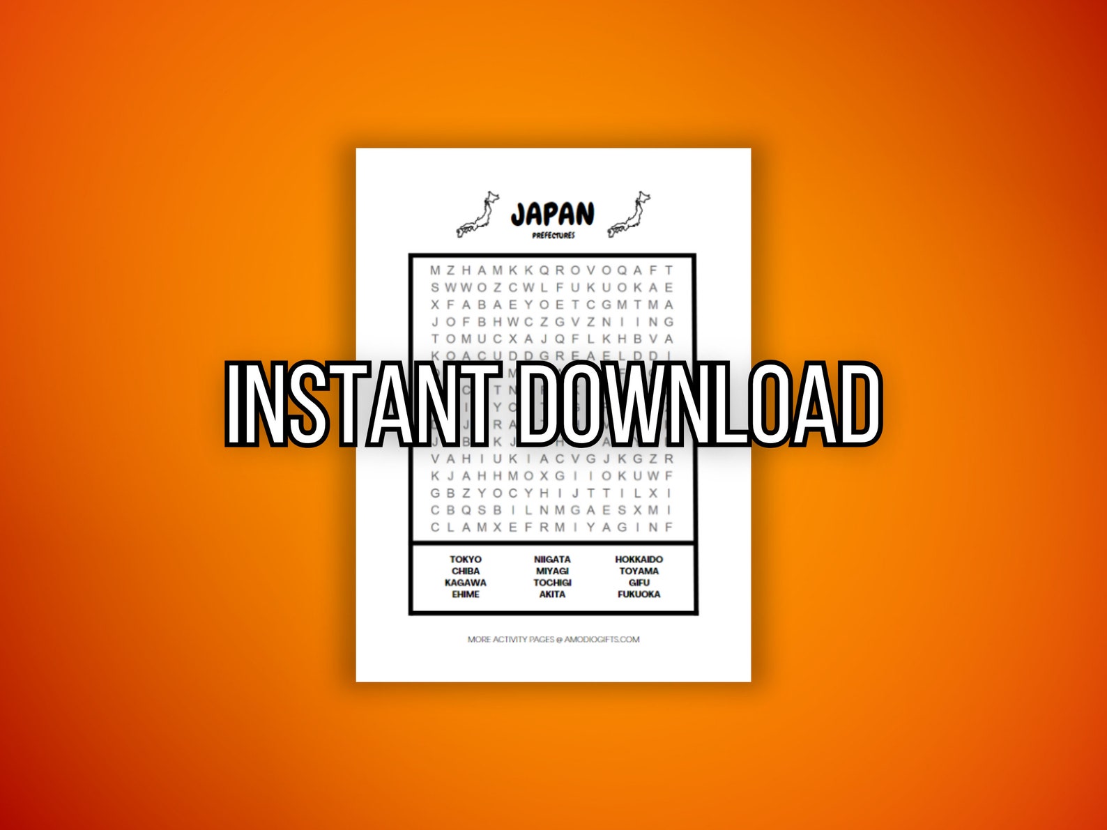 Word Search Printable Word Search for Kids Word Search Puzzle Printable ...