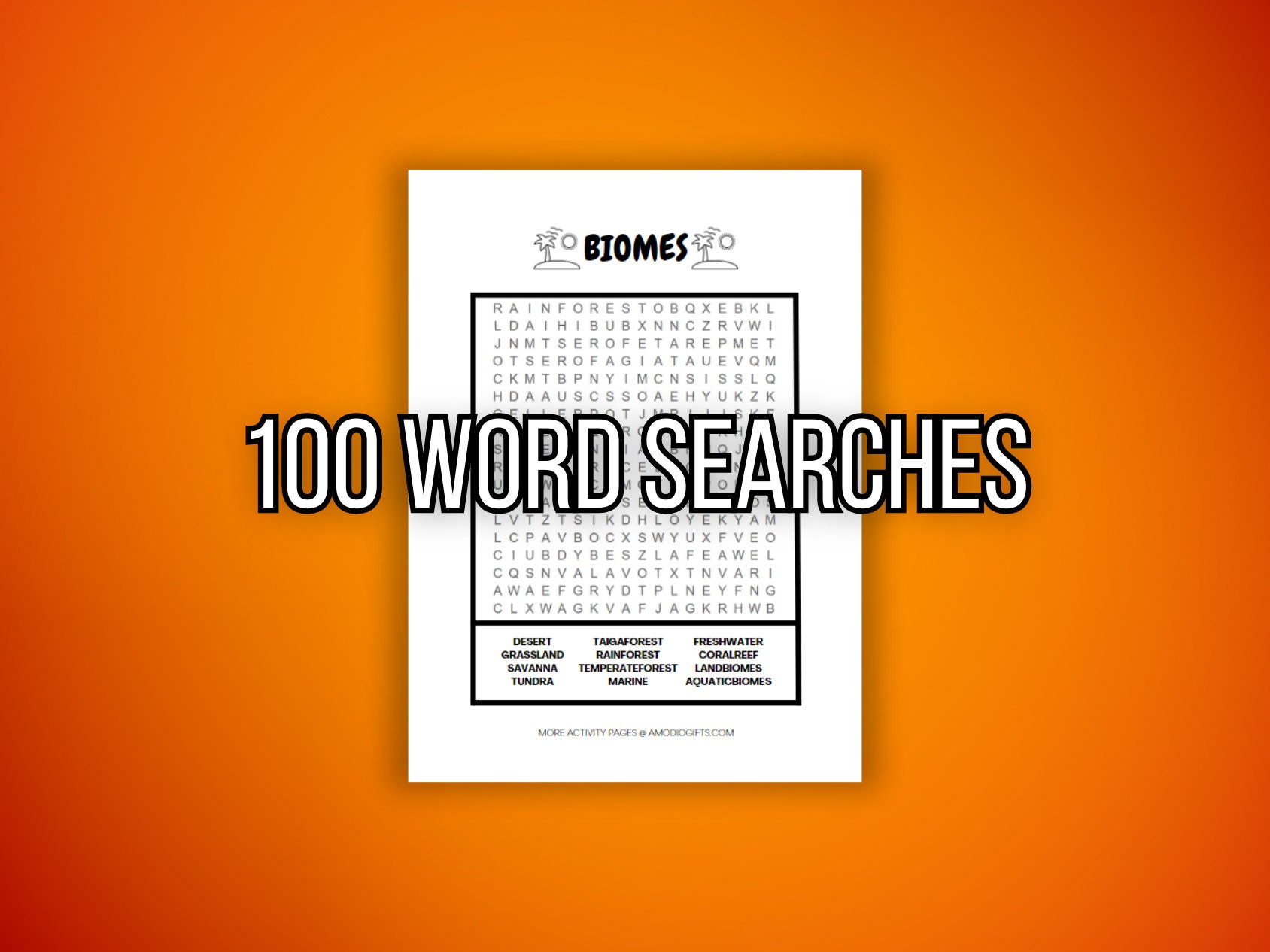 Word Search Printable Word Search for Kids Word Search Puzzle Printable ...