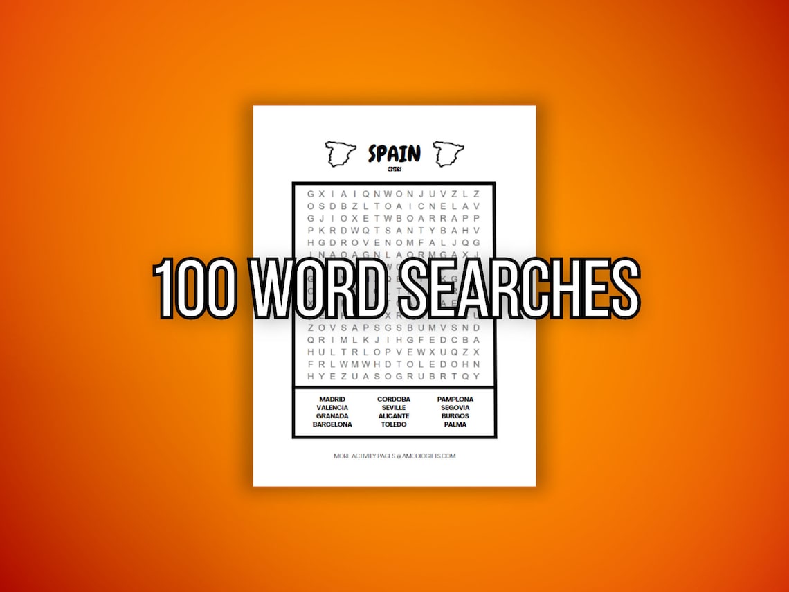 Word Search Printable Word Search for Kids Word Search Puzzle Printable ...