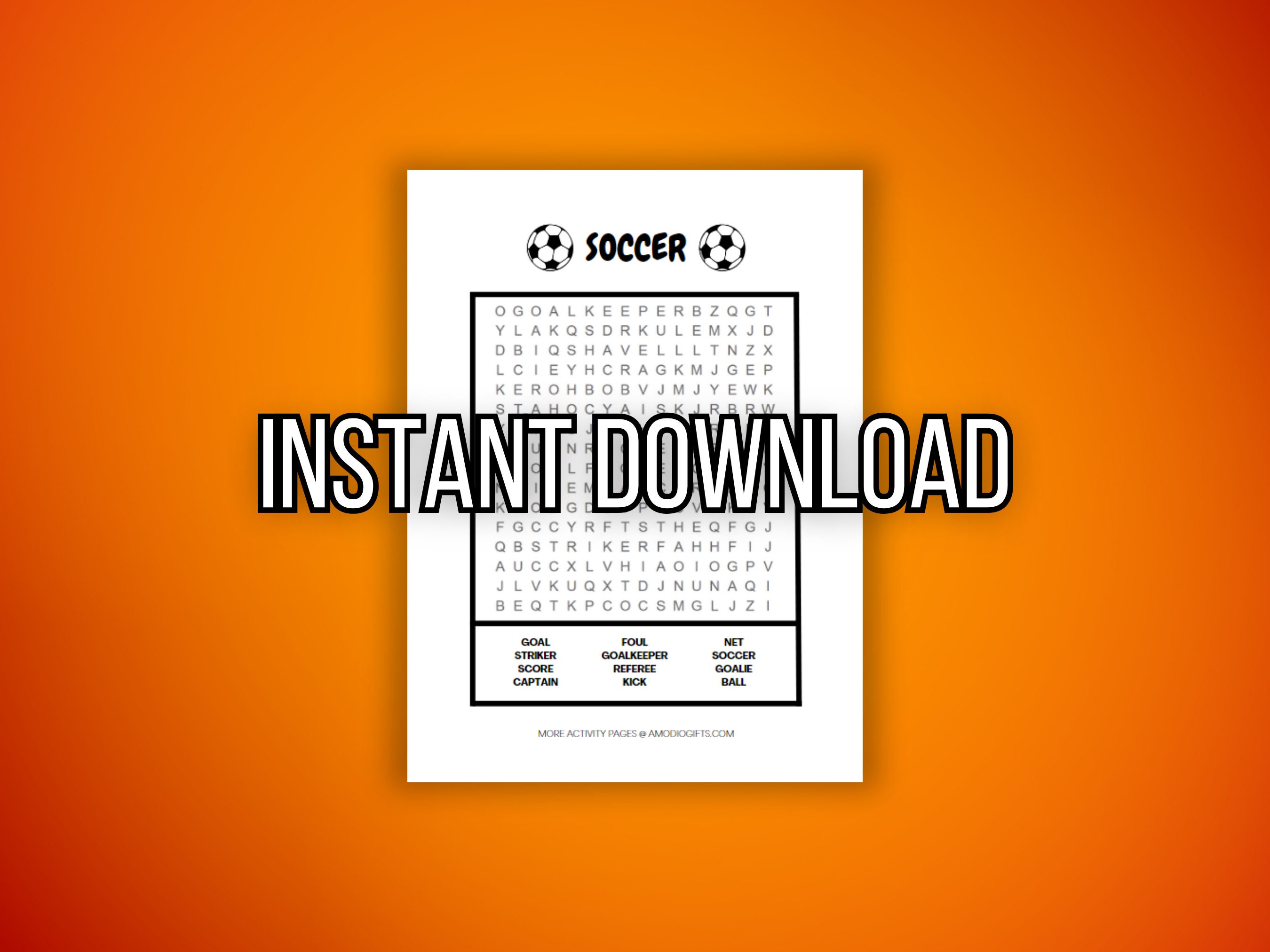 Word Search Printable Word Search for Kids Word Search Puzzle Printable ...