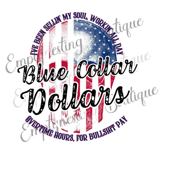 Blue Collar Stickers - Etsy