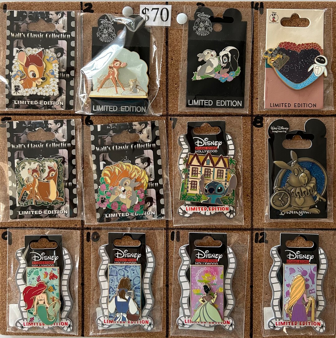 Disney Pins, Maleficent, Snow White, Jessica Rabbit, Pirates of the ...