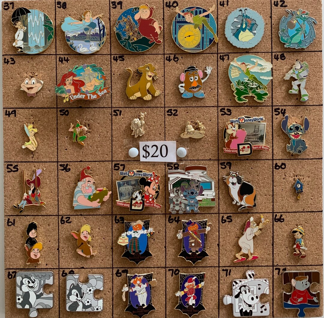 Disney Pins Pixar Short Bolt Hidden Mickeys Mermaids - Etsy