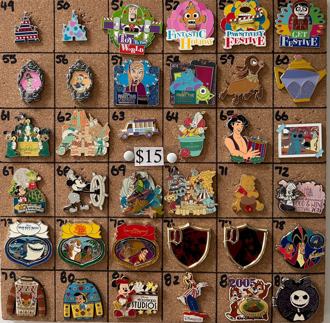 Disney Pins,tinkerbell, Jack, Pumba, Stitch, Mad Hatter, Goofy, Donald ...