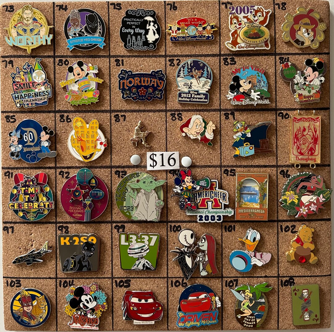 Disney Pins, Bambi, Simba, Flower, Baloo, Owl, Dumbo, Chewy, Flounder ...