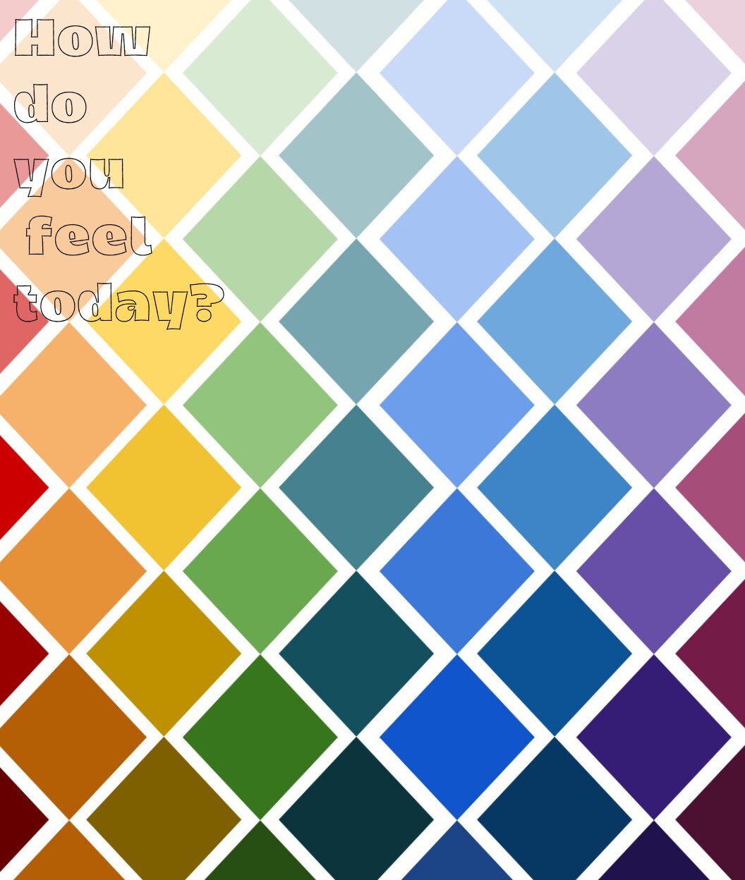 Feelings Identifier With Colors - Etsy