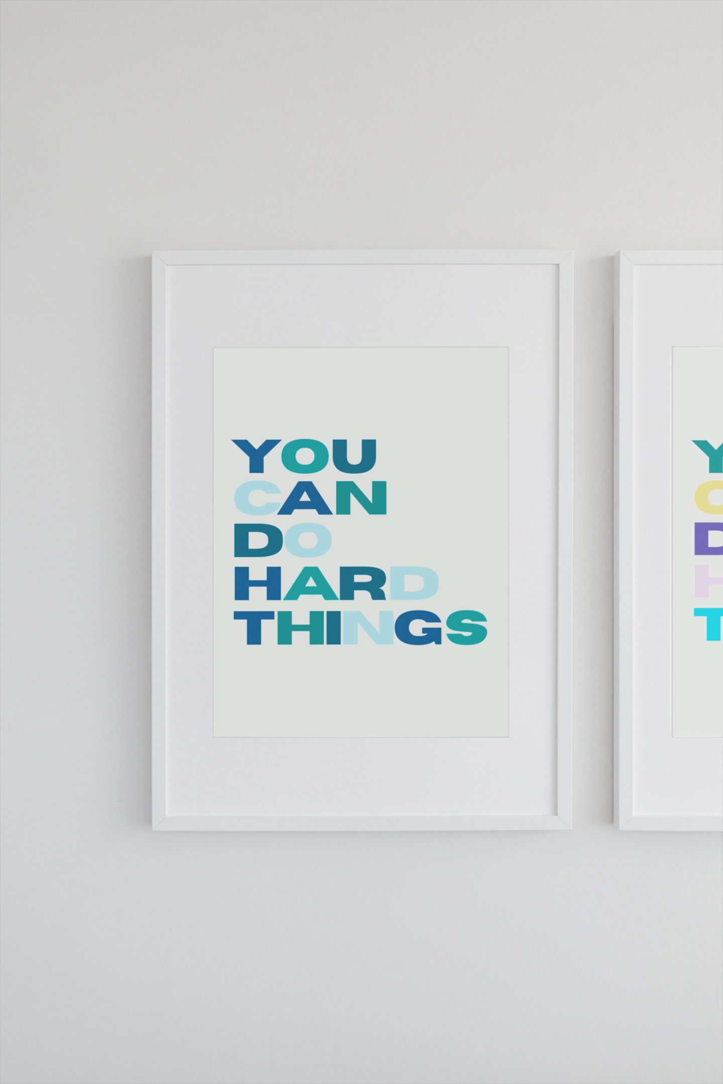 You Can Do Hard Things Digital Printable Wall Art - Etsy