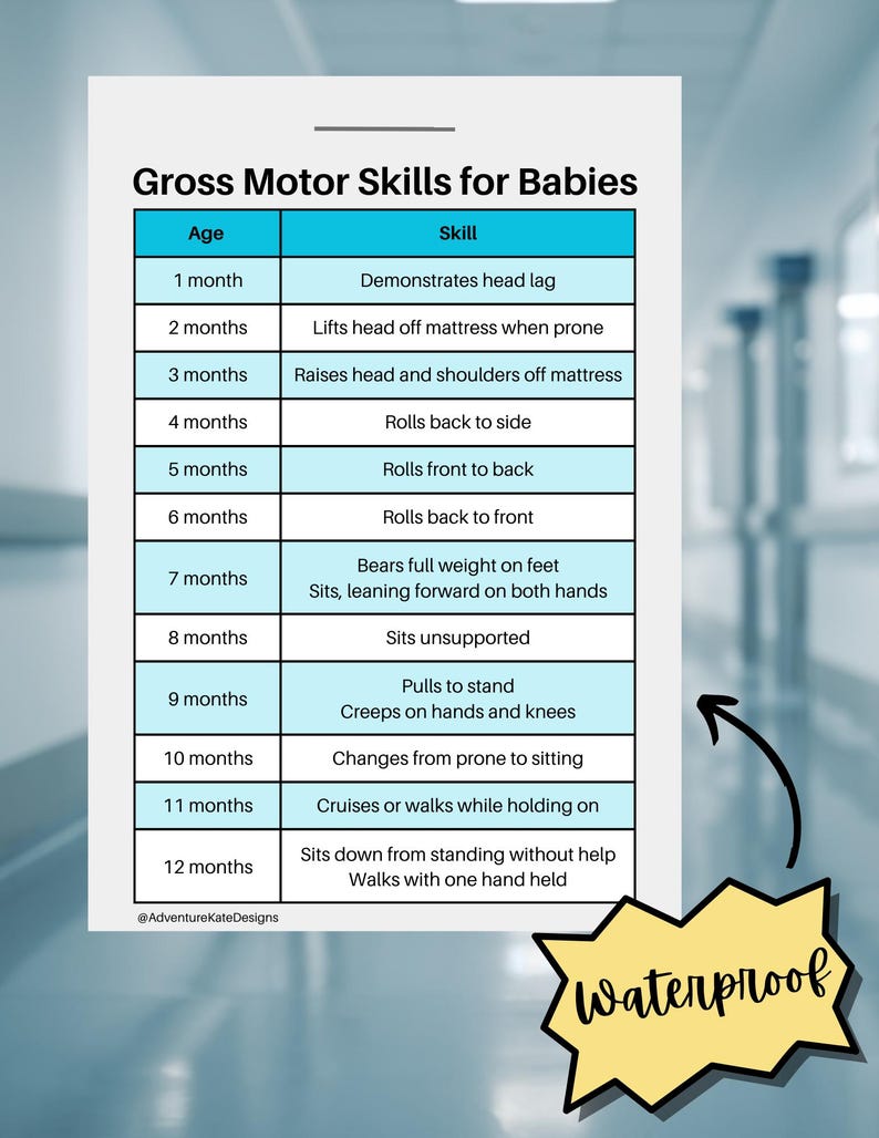 Nurse's Guide to Baby Development Badge Card - Etsy