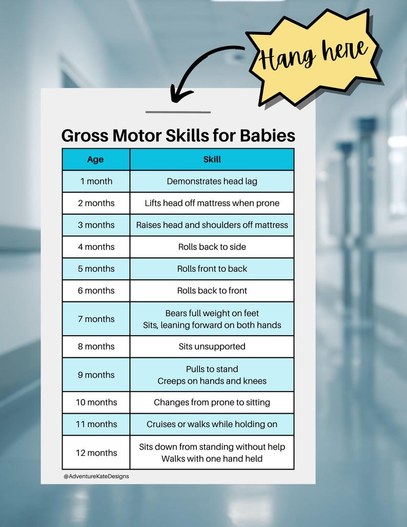 Nurse's Guide to Baby Development Badge Card - Etsy