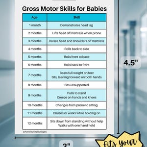 Nurse's Guide to Baby Development Badge Card - Etsy