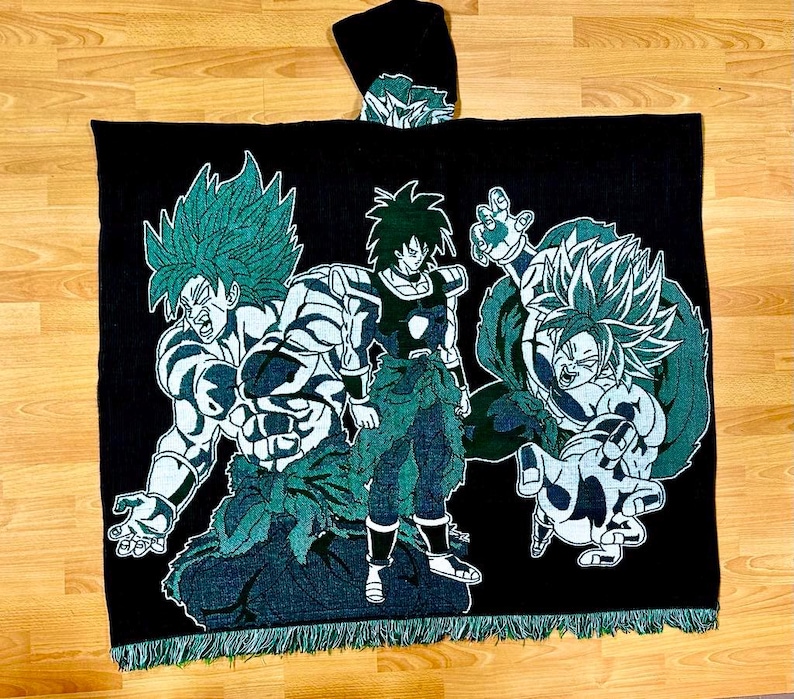 Alpaca Poncho Japanese Anime DBZ - Etsy