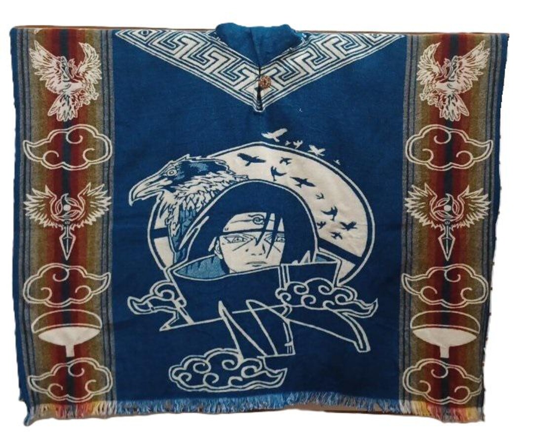 Alpaca Poncho Japanese Anime NARUTO ITACHI - Etsy