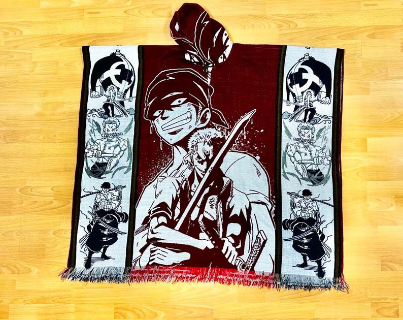 Pirates Poncho Alpaca, Japanese Anime - Etsy