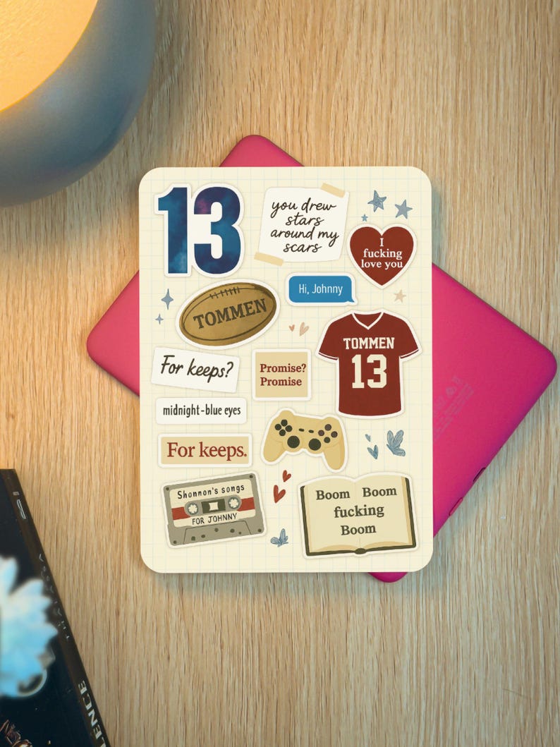 Binding 13 Kindle Insert Printable, Keeping 13, Johnny and Shannon ...