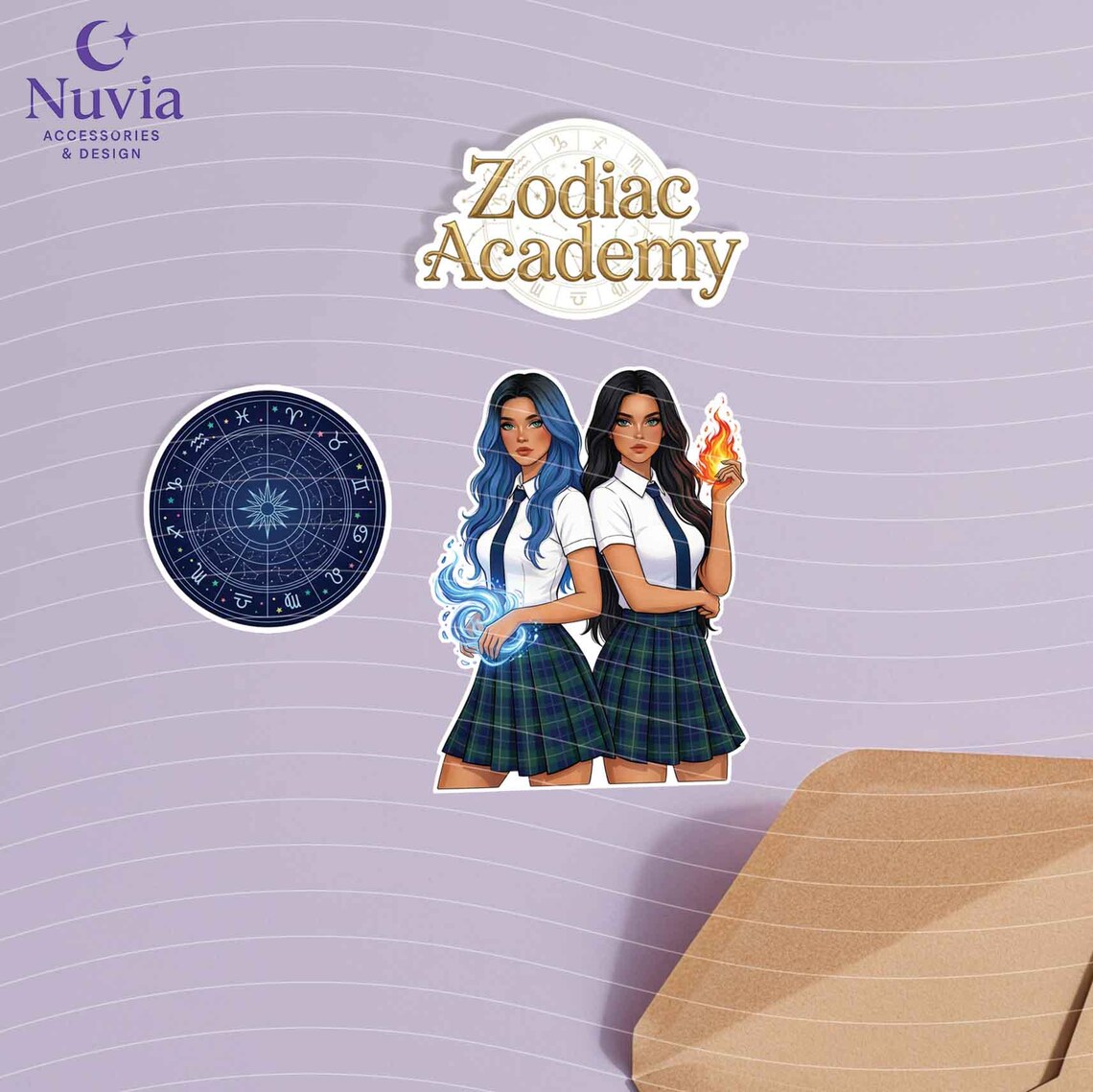 Zodiac Academy Inspired Sticker Pack – Set of 16 Vinyl Stickers ...