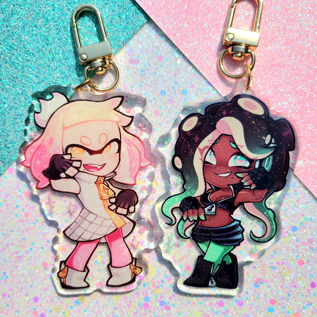Splatoon 2: off the Hook Acrylic Charms - Etsy