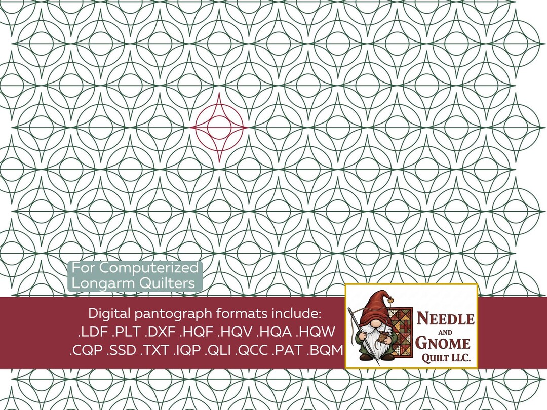 Stellar Compass - Digital Longarm Quilting Design for Edge to Edge ...