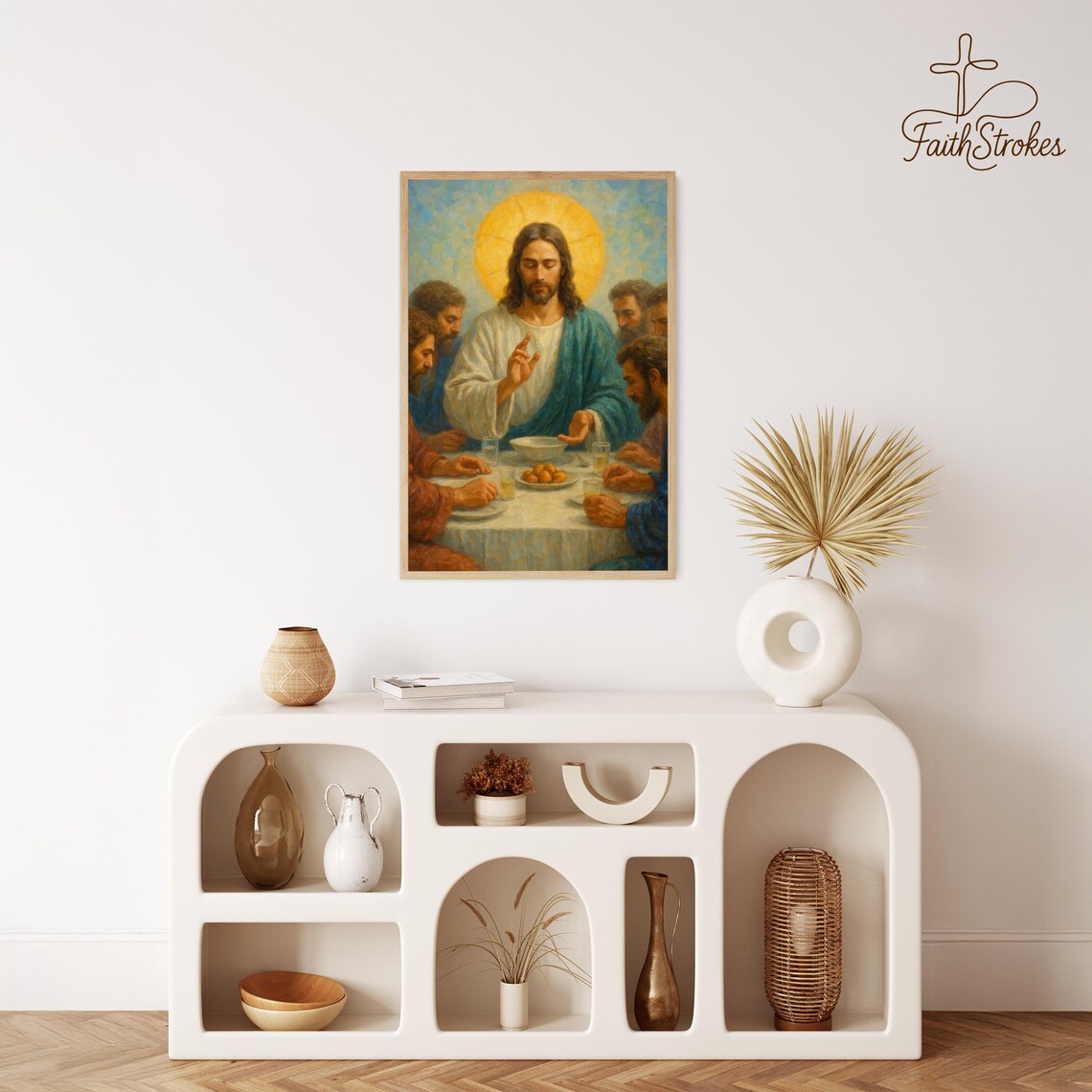 The Last Supper, Jesus and Disciples Christian Wall Art, LDS Printing ...