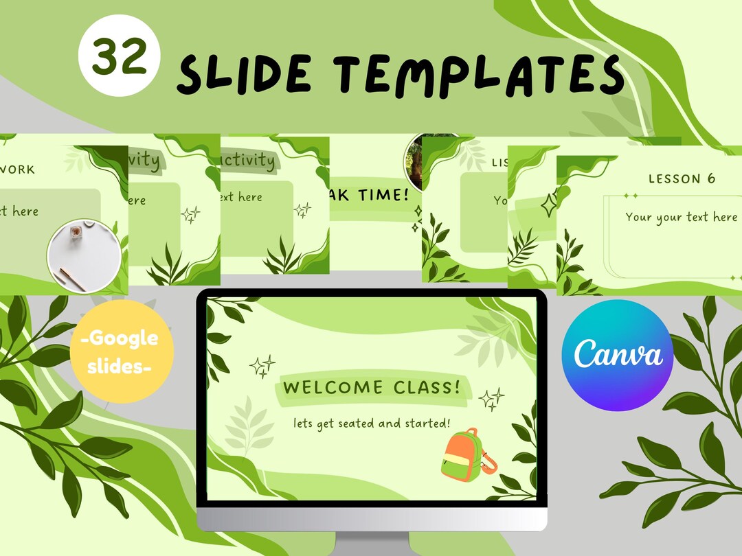 Editable Google Slide Themes Daily Classroom Slides for Classroom ...