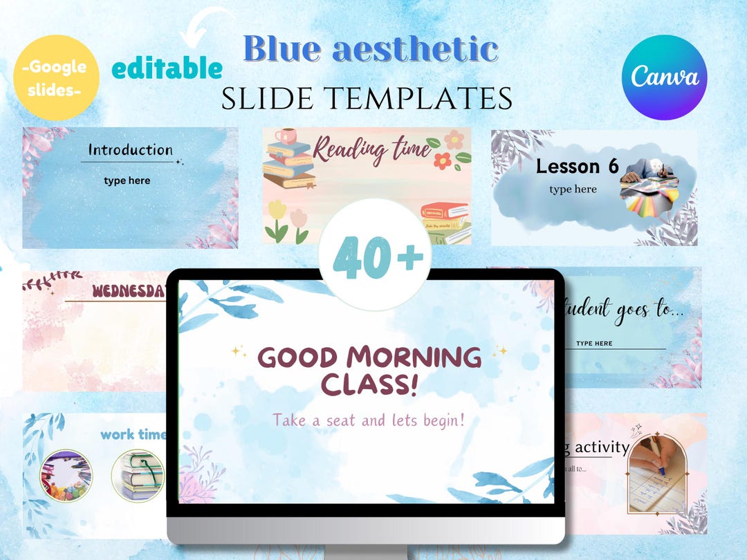 Daily Class Slides Editable Powerpoint Back to School Slides for ...
