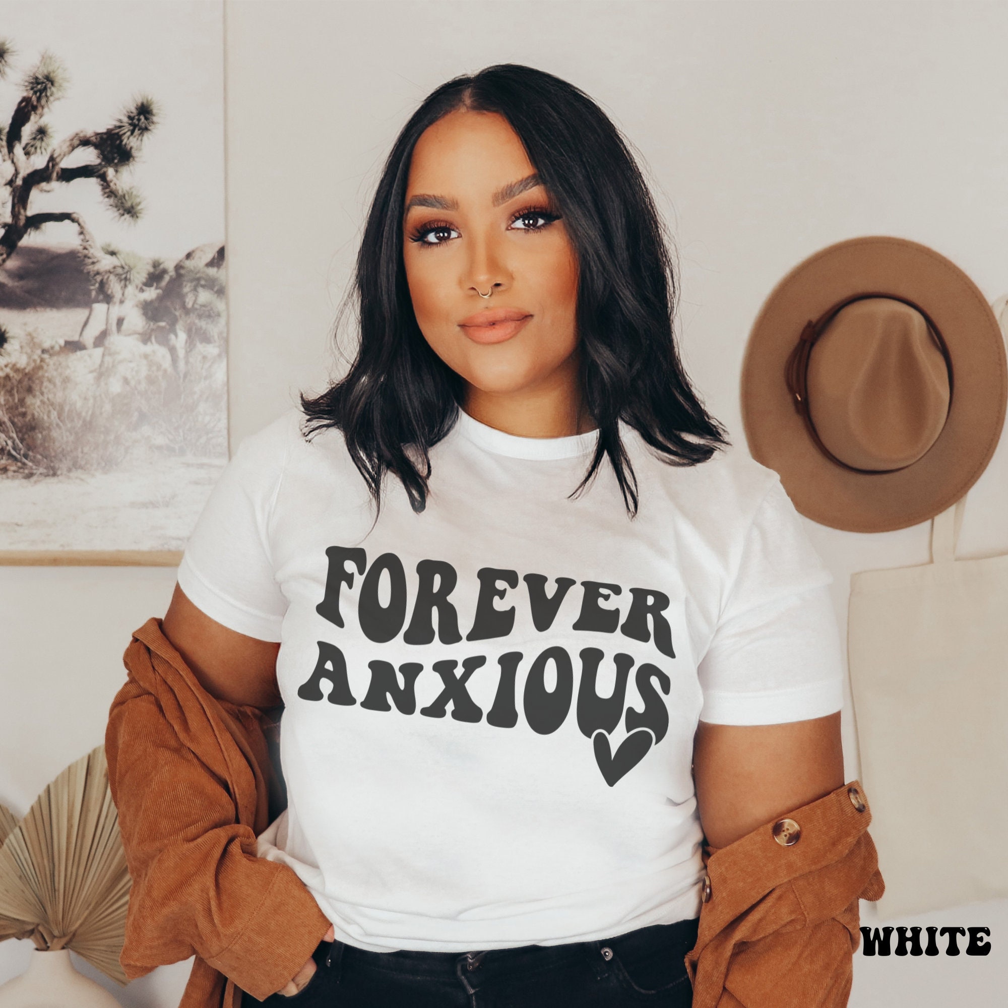 Forever Anxious Shirt Introvert Shirt Mental Health - Etsy