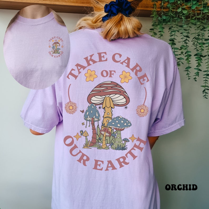 Take Care of Our Planet Tee Comfort Colors T-shirt Trendy - Etsy