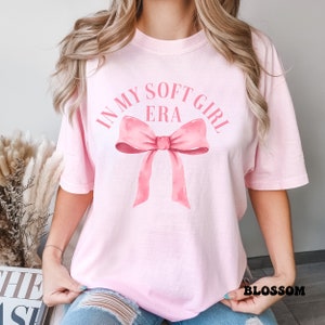 Soft Girl Era T-shirt, Coquette Shirt, Girlie Era, Coquette Girly, Soft ...