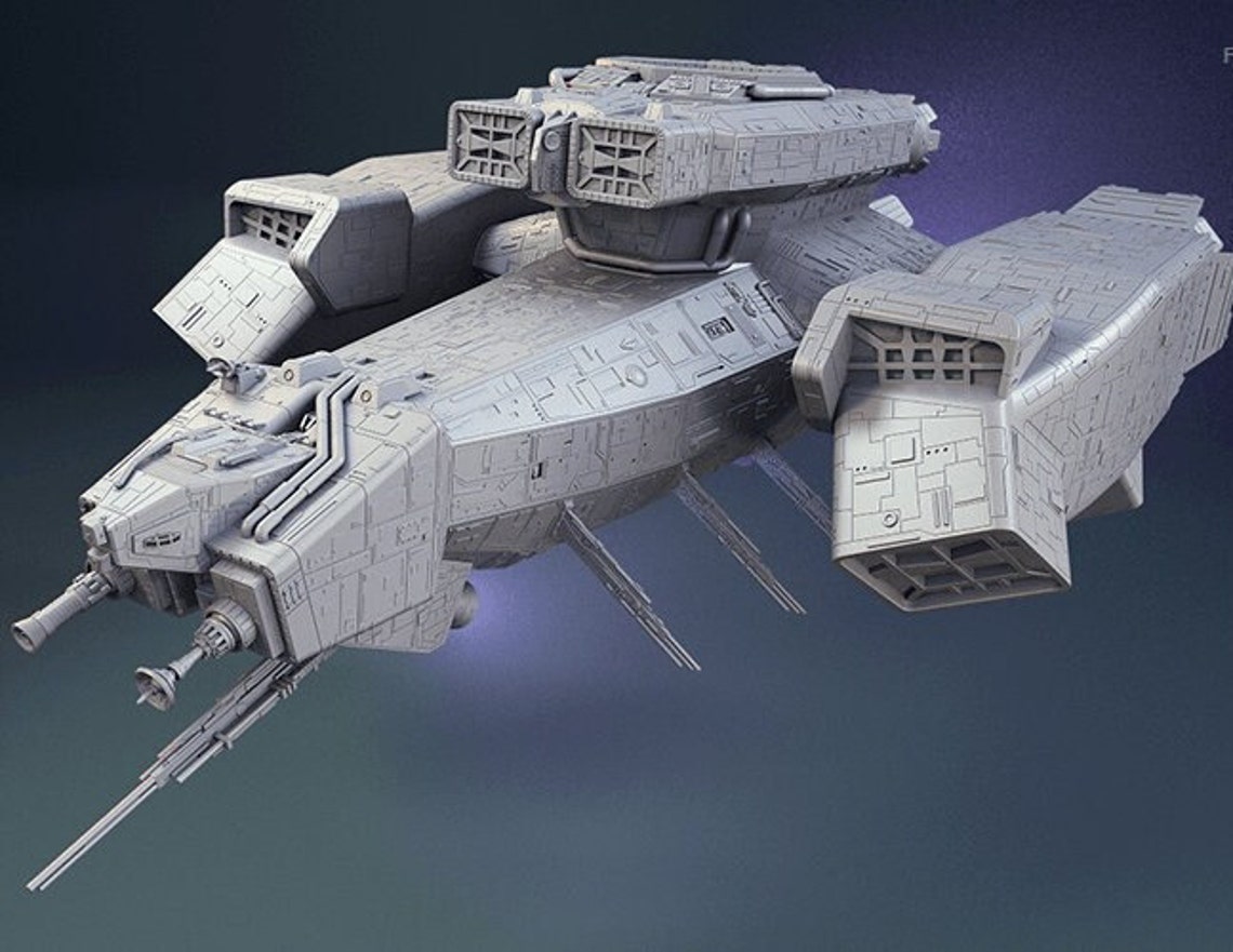 Uscss Nostromo Ship STL File Uscss Nostromo Model 3D Digital - Etsy
