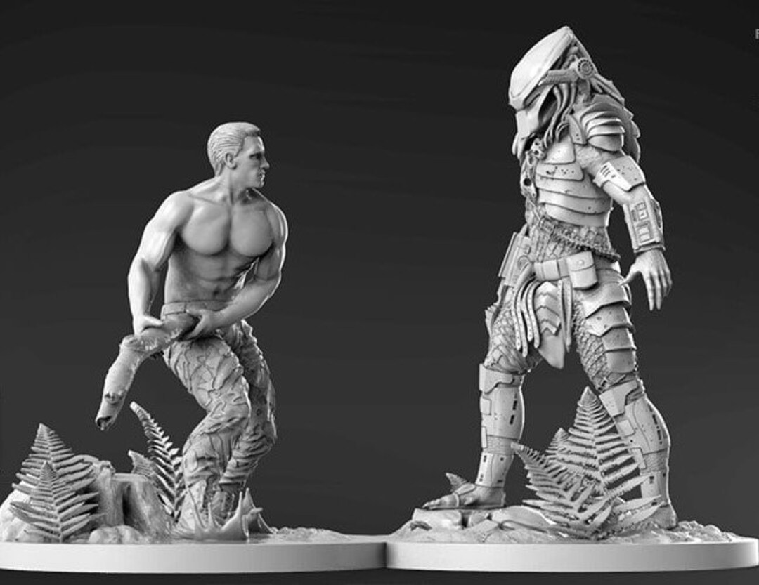 Predator Vs Dutch Diorama STL File Predator Vs Dutch Diorama - Etsy ...
