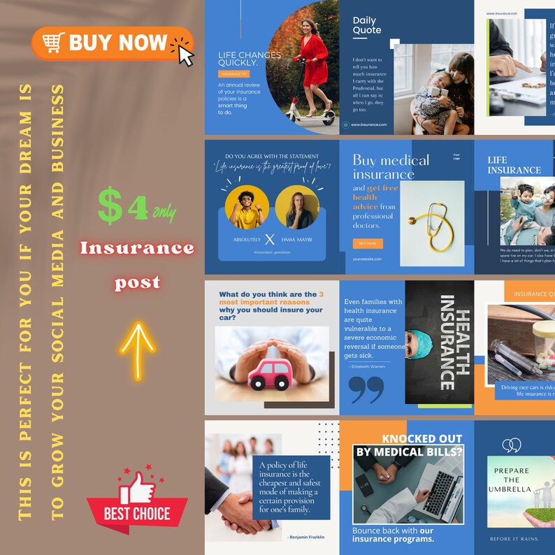 200+ Life Insurance Templates | Insurance Agent Instagram Posts | Life ...