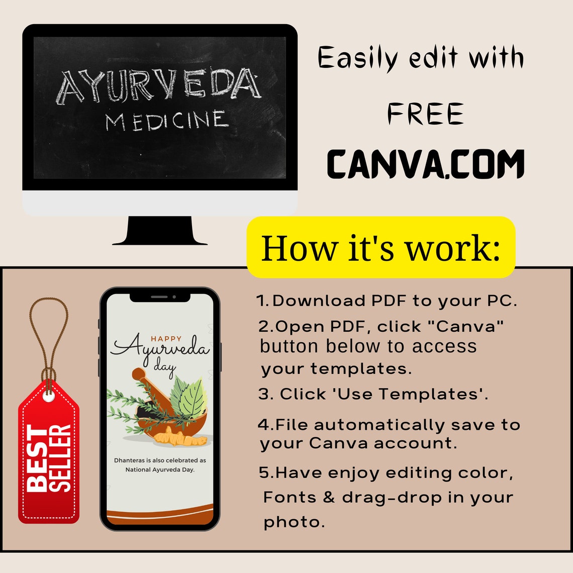 200 Ayurveda Templates for Social Media, Ayurveda Templates Instagram ...