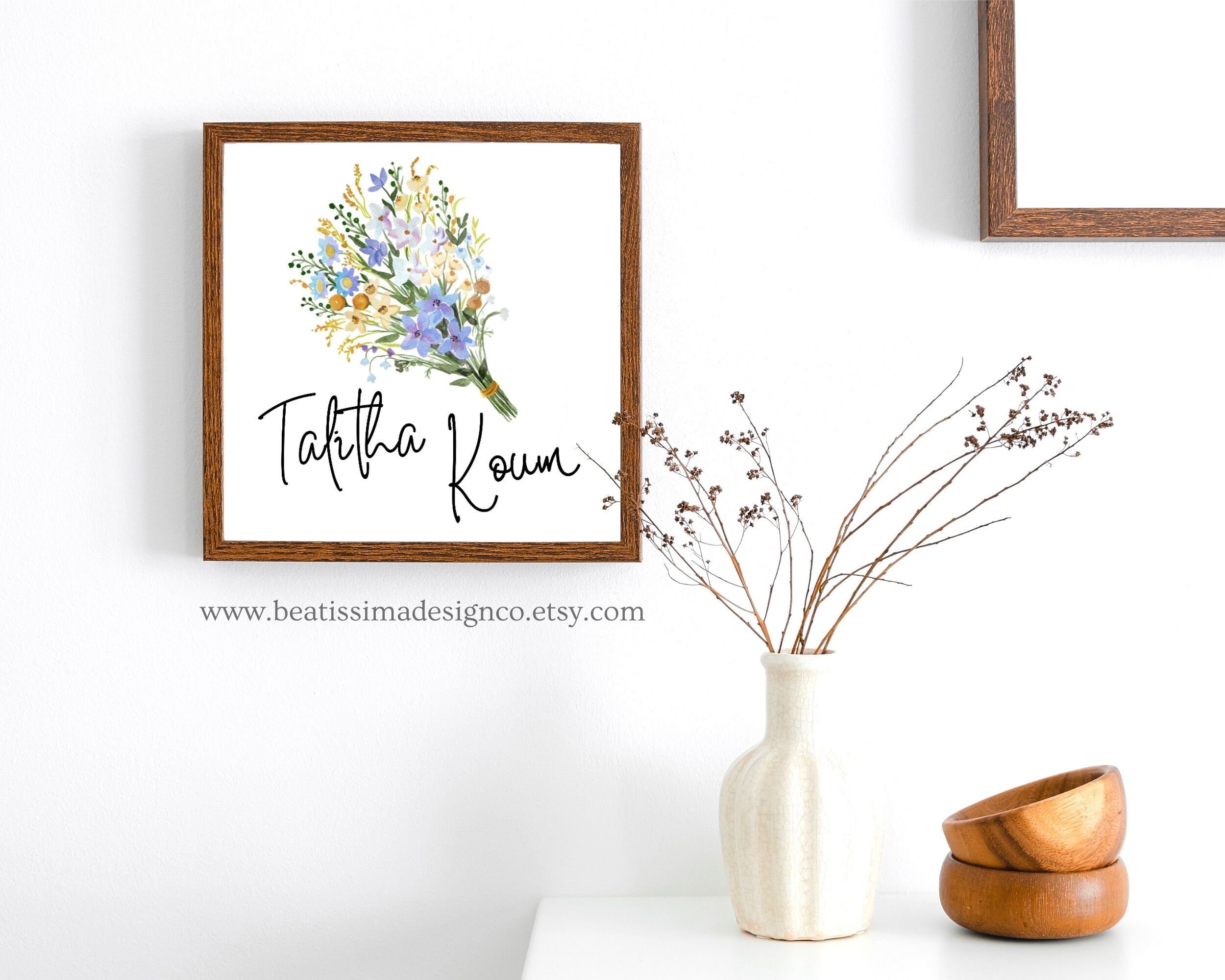 Talitha Koum Print, Little Girl Arise Bible Verse Print Digital ...