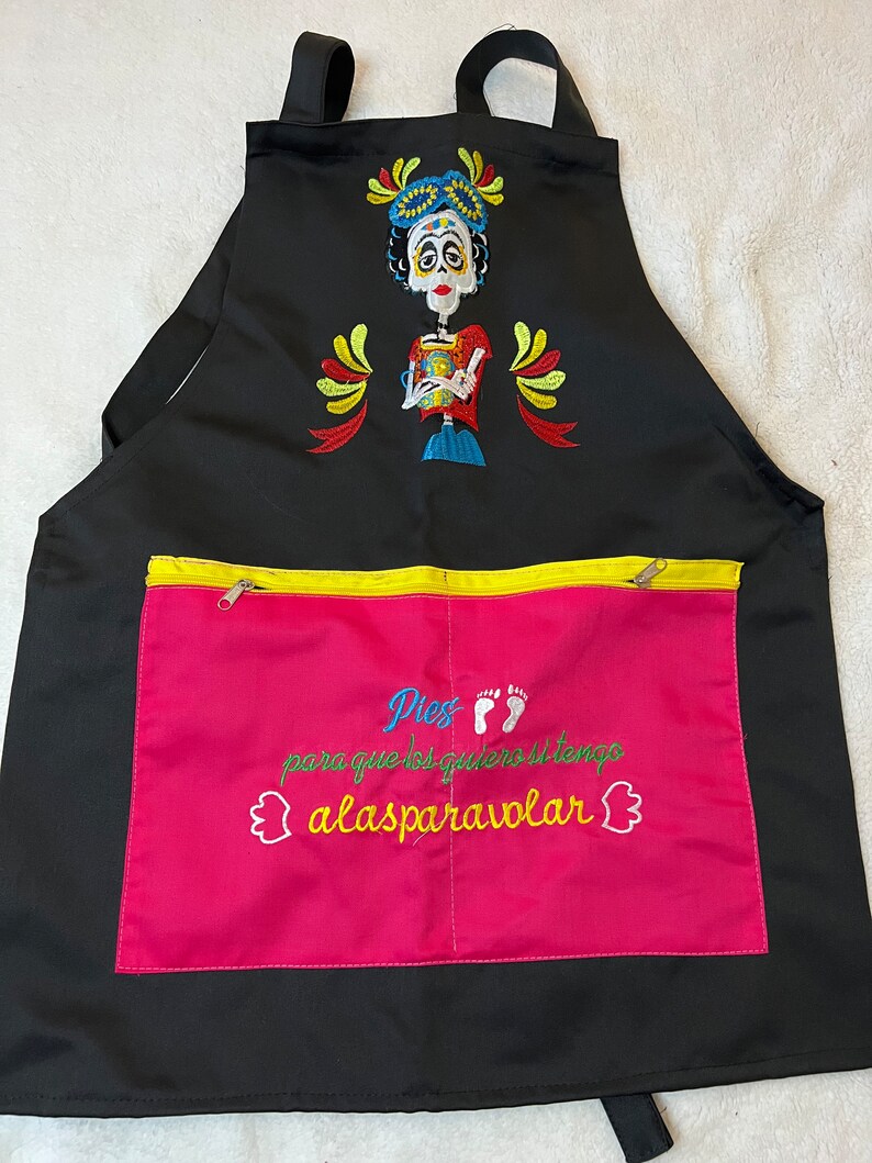 Embroidered Mexican Apron - Etsy