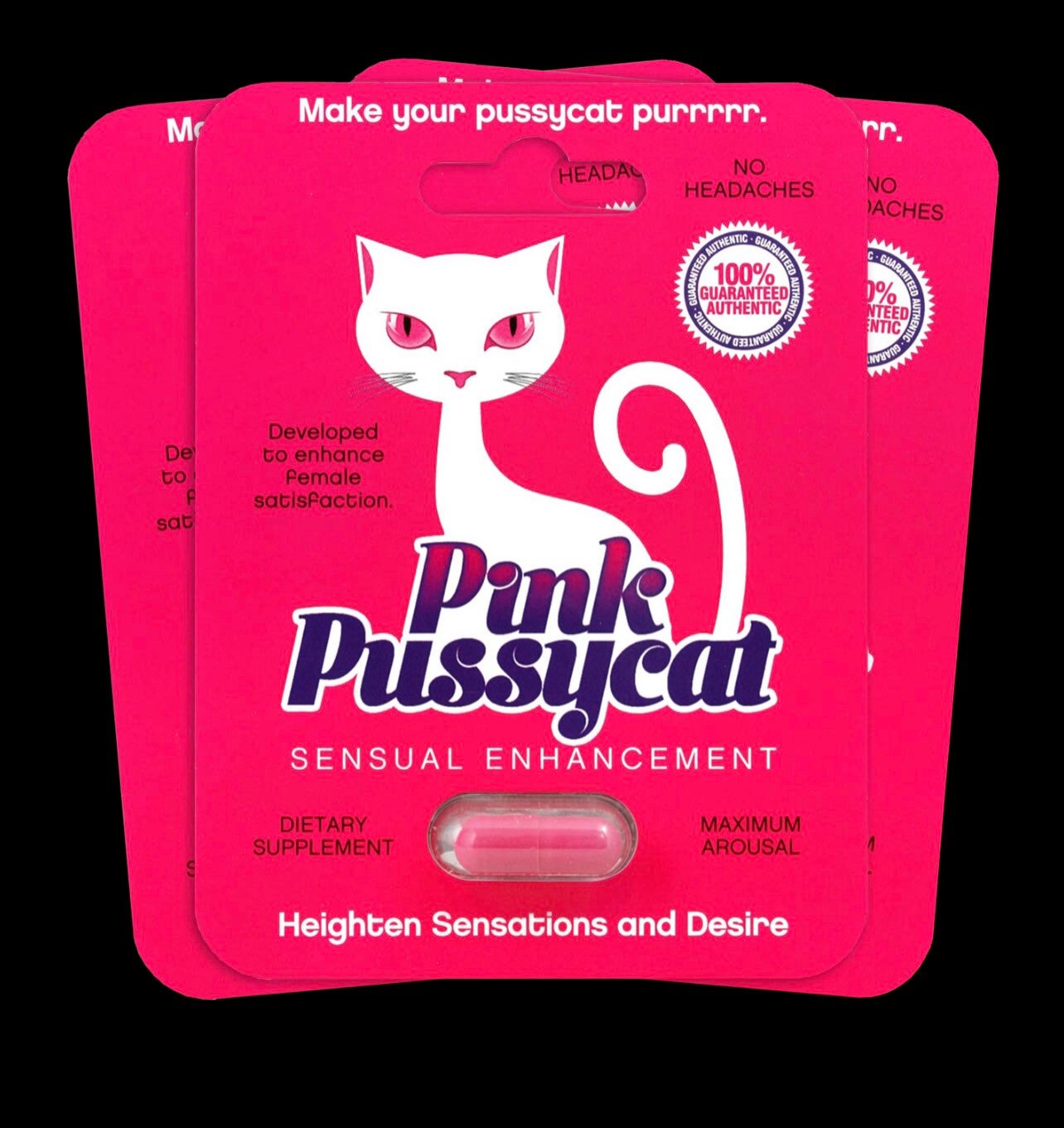 Pink Pussycat Pill Etsy
