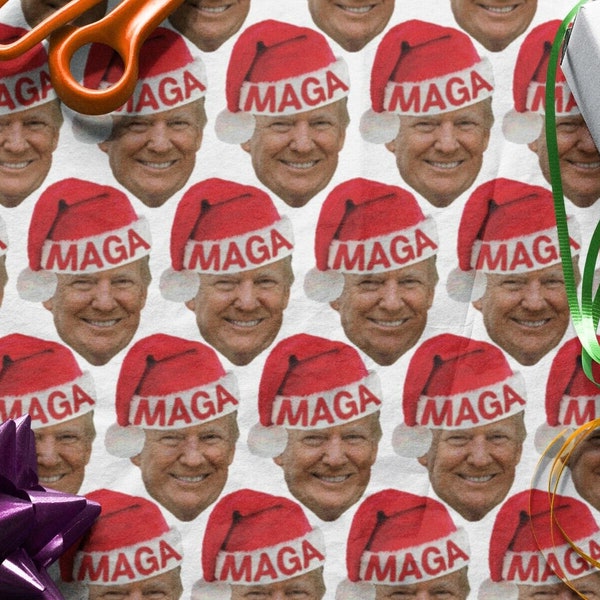 Trump Wrapping Paper - Etsy